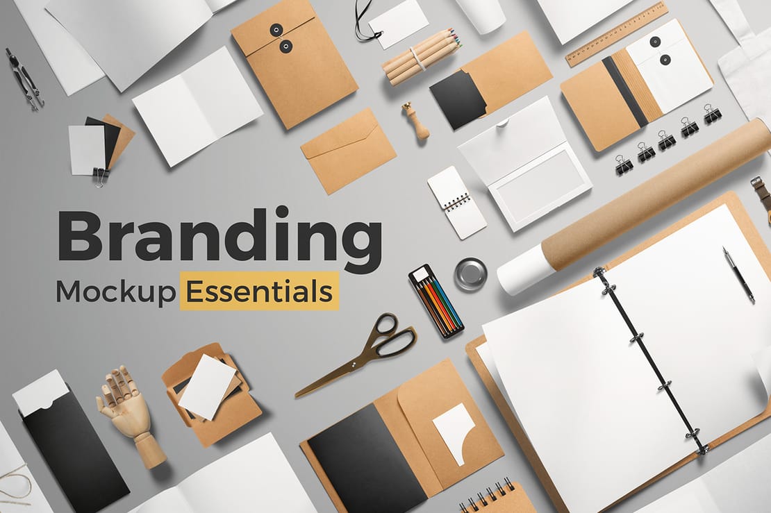 Branding Mockup Free Scene | Premium & Free PSD Mockup Store