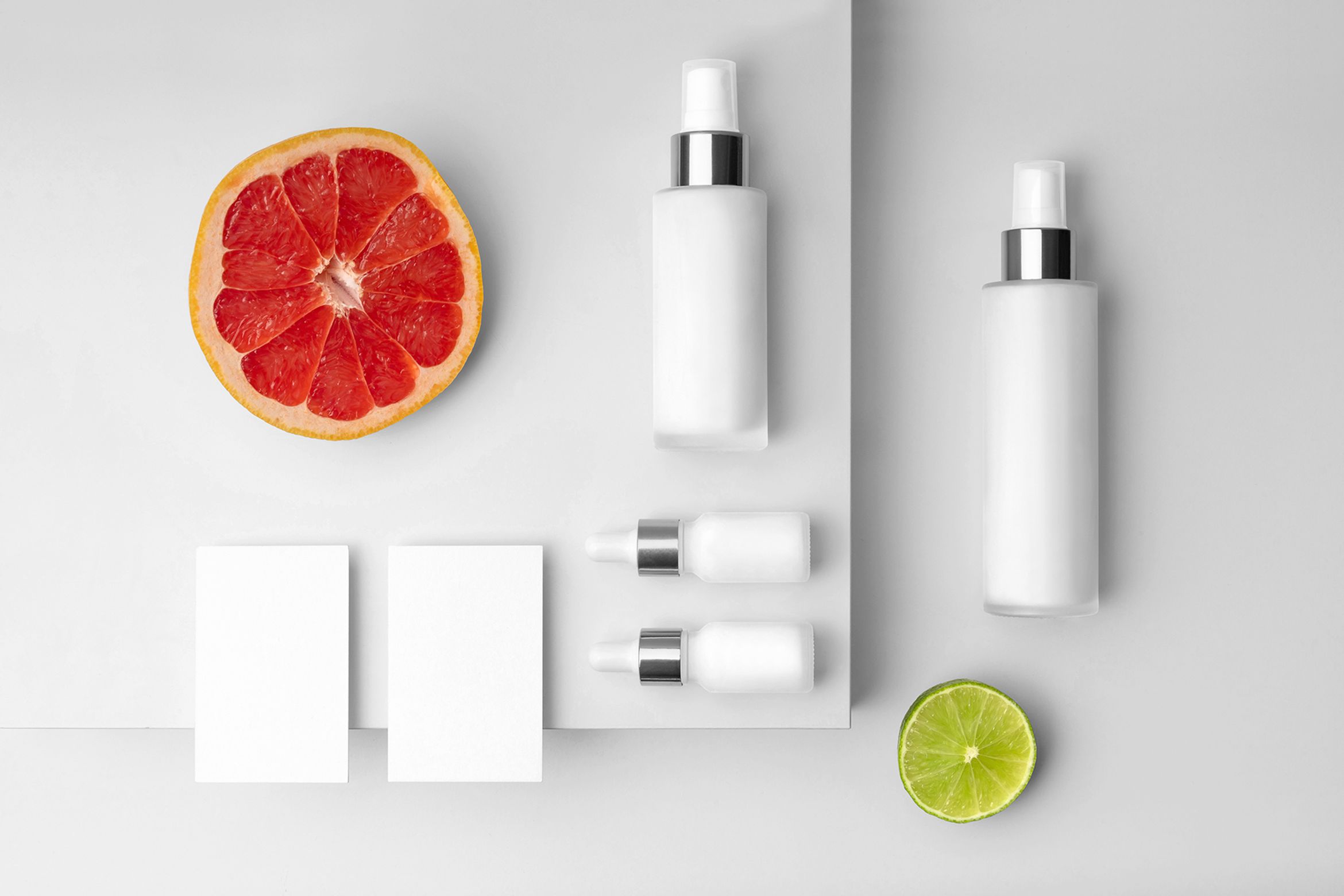 Tropical – Free Cosmetics Mockup Template | Premium & Free PSD Mockup Store
