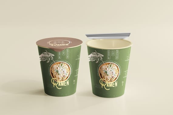 Noodle Cup Mock-ups | Premium & Free PSD Mockup Store