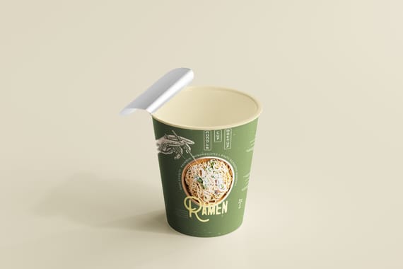 Noodle Cup Mock-ups | Premium & Free PSD Mockup Store