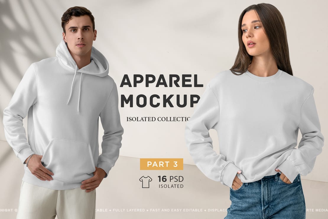 Apparel Mockups. Premium And Free PSD Mockup Templates