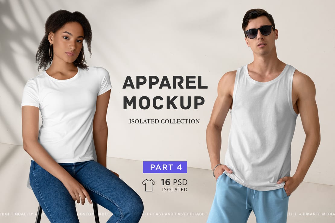 Apparel Mockups. Premium And Free PSD Mockup Templates