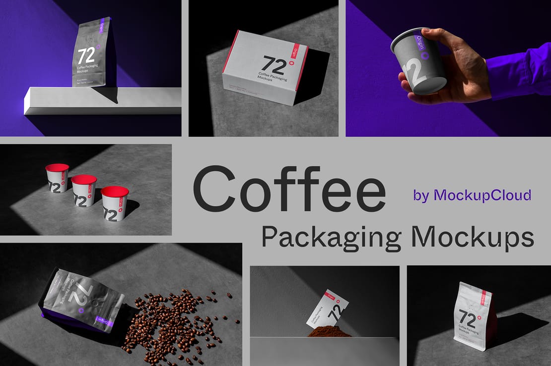 Free Bag Coffee Packaging Mockup | Premium & Free PSD Mockup Store