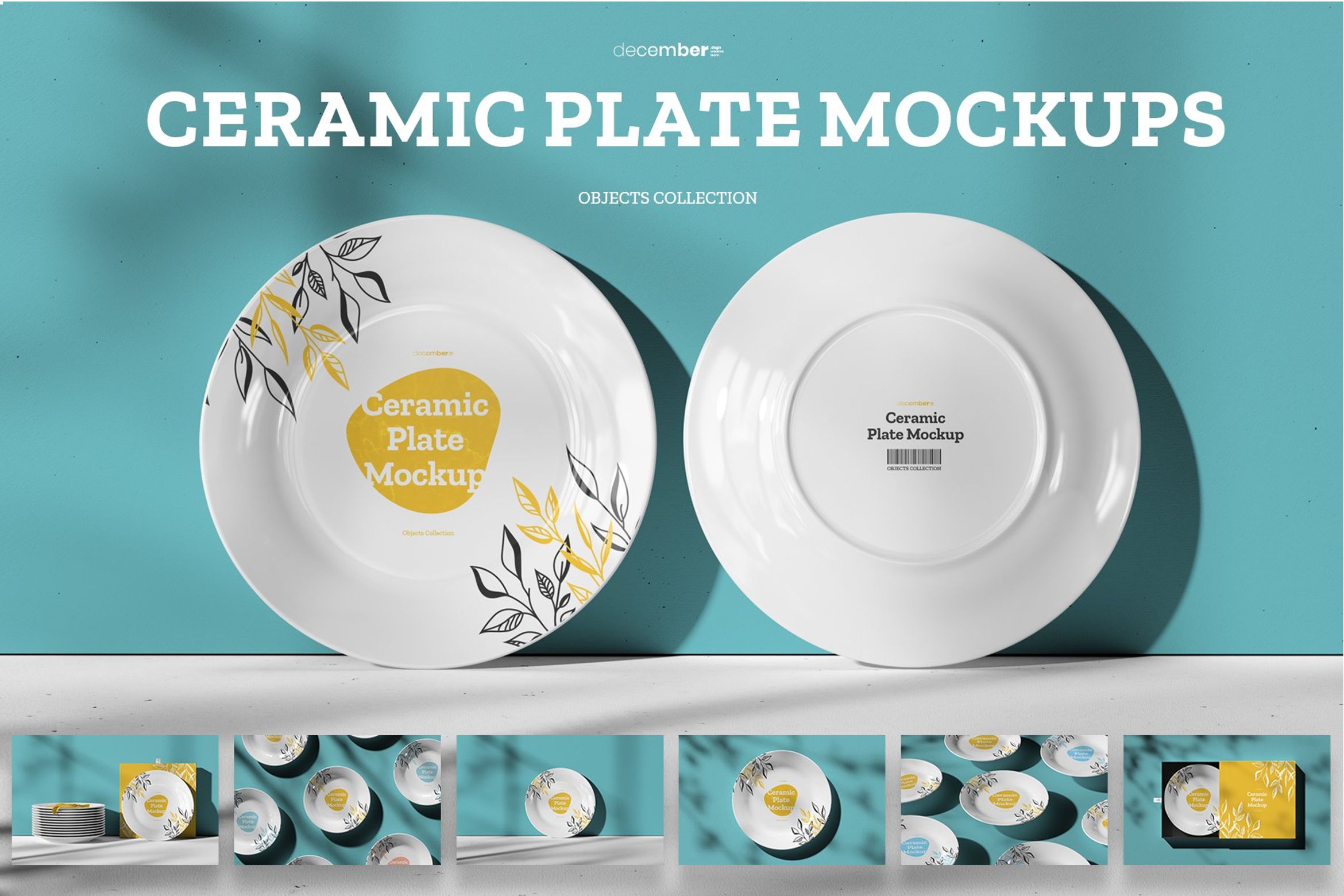 Ceramic Plates Mockups | Premium & Free PSD Mockup Store