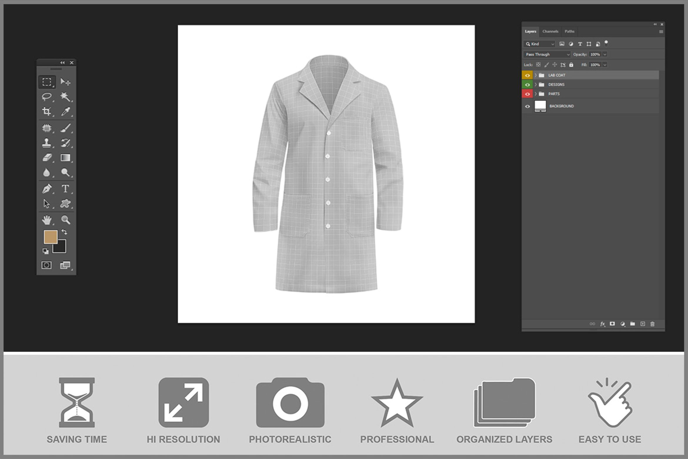 Lab Coat Mockup | Premium & Free PSD Mockup Store