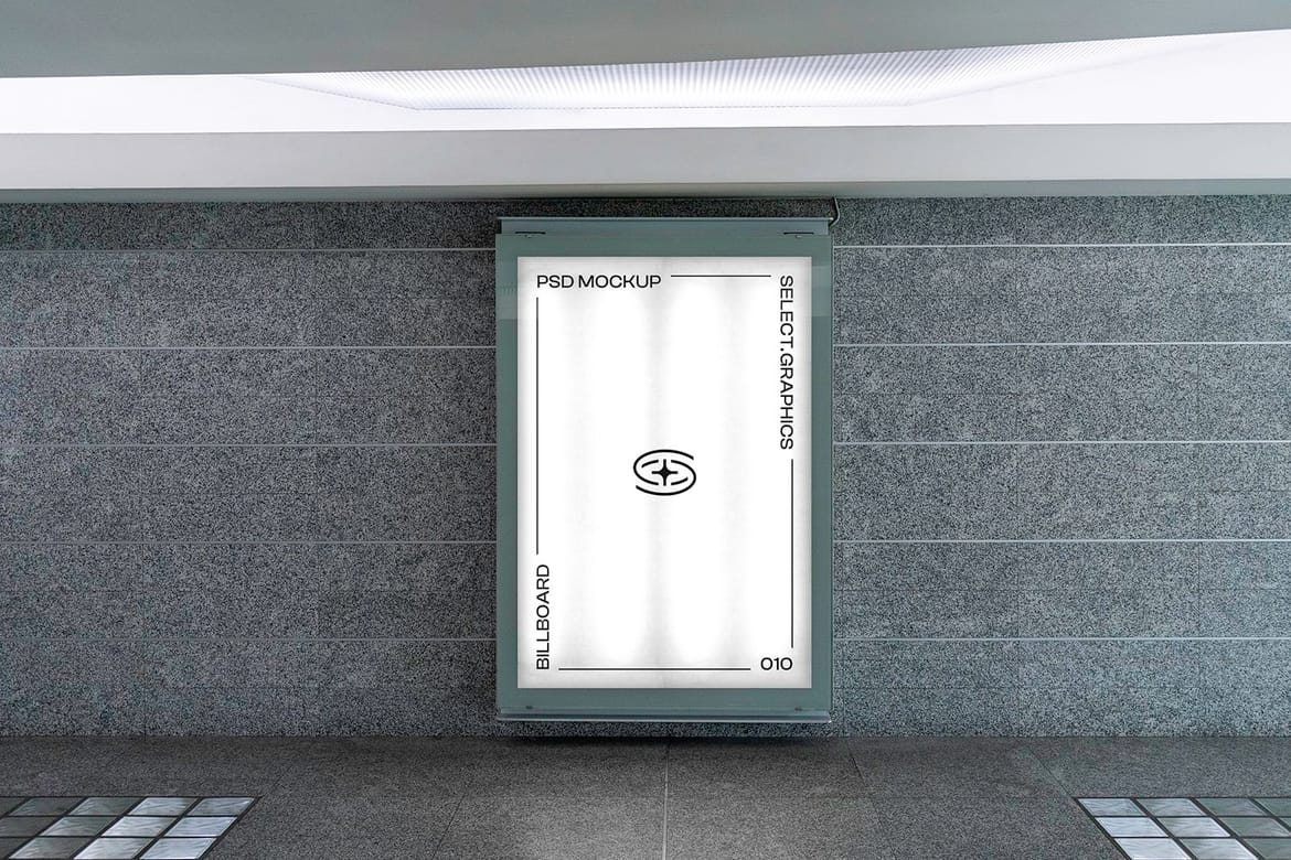 Backlit Billboard Mockup 010 | Premium & Free PSD Mockup Store
