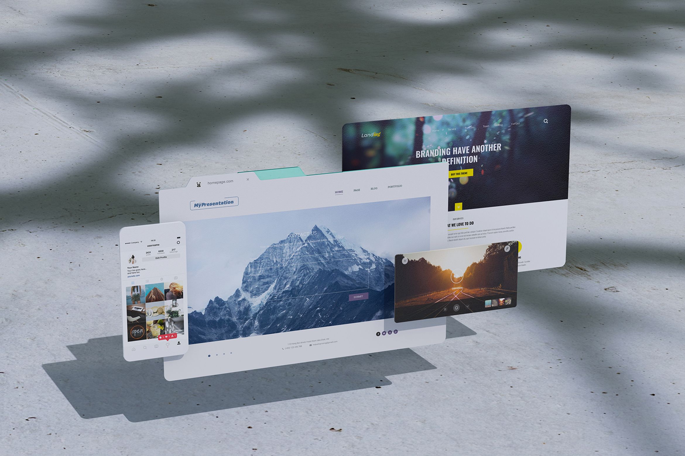 Website Presentation Mock-up | Premium & Free PSD Mockup Store