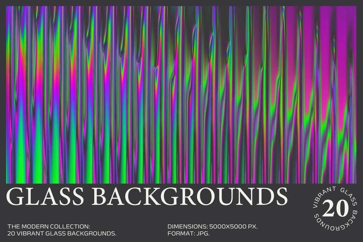20 Vibrant Glass Backgrounds | Premium & Free PSD Mockup Store