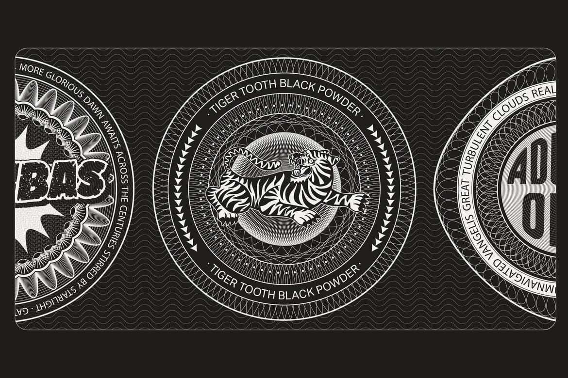 Stonner Leviathan Guilloche Bundle | Premium & Free PSD Mockup Store