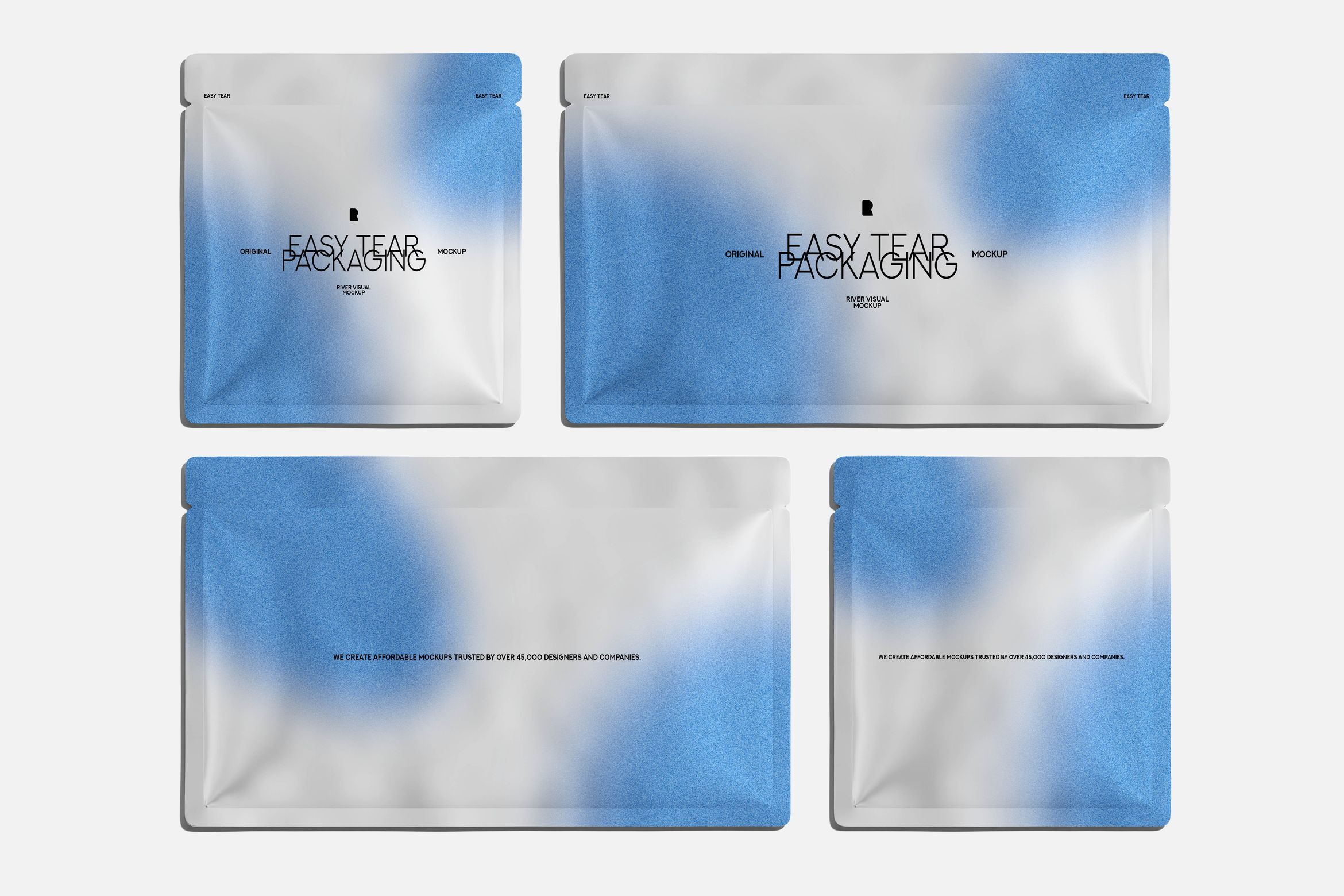 Easy Tear Packaging Free Mockup | Premium & Free PSD Mockup Store