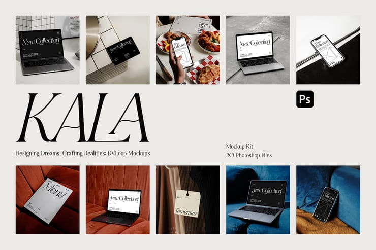 Print Editorial Mockups. Premium And Free PSD Mockup Templates