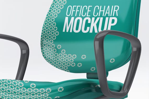 Office Chair Mock-Up | Premium & Free PSD Mockup Store