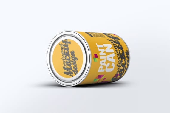Paint Can Mock-Up | Premium & Free PSD Mockup Store