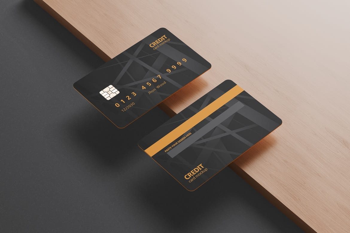 Credit Card Mockup | Premium & Free PSD Mockup Store