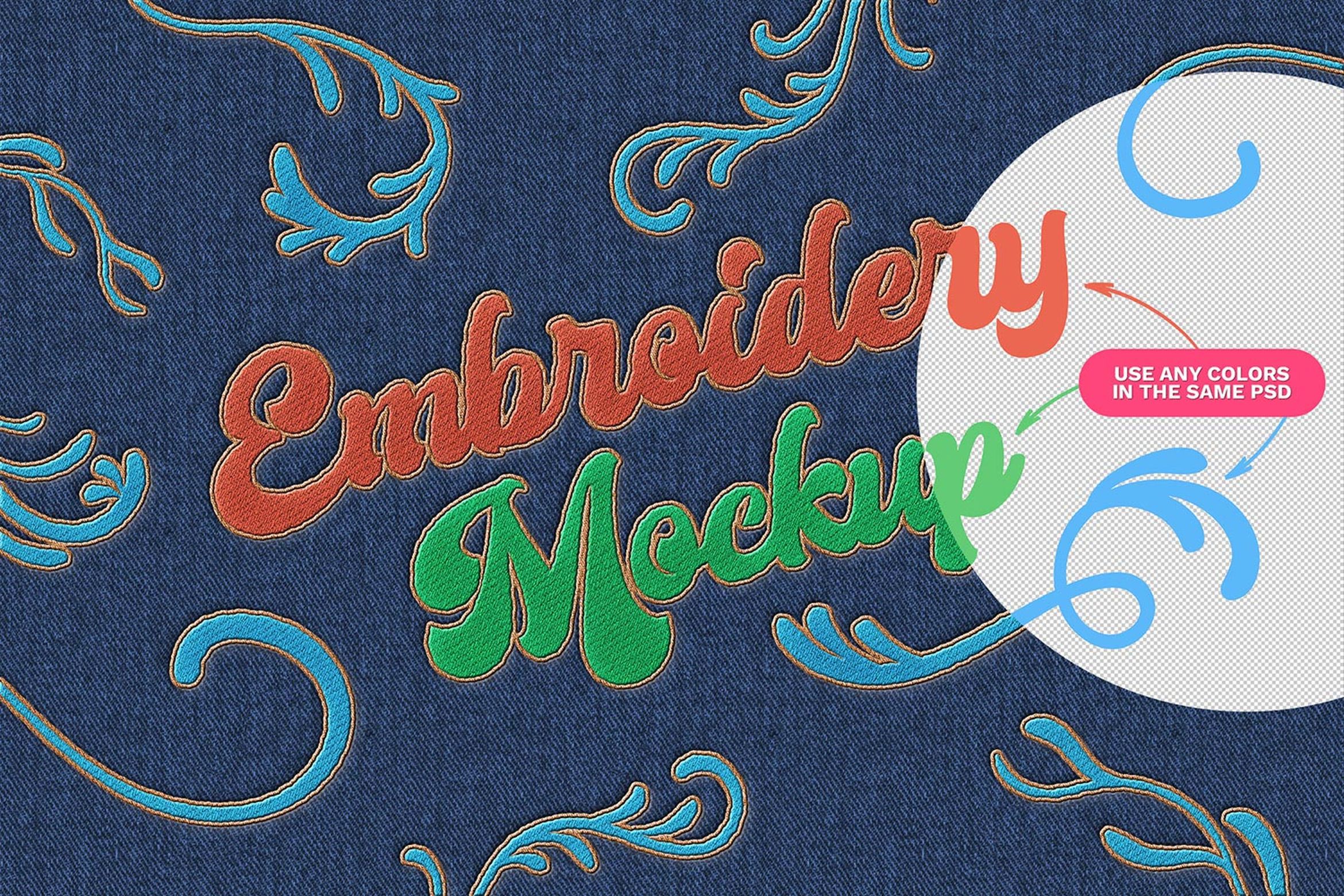 Embroidery Photoshop Mockup | Premium & Free PSD Mockup Store