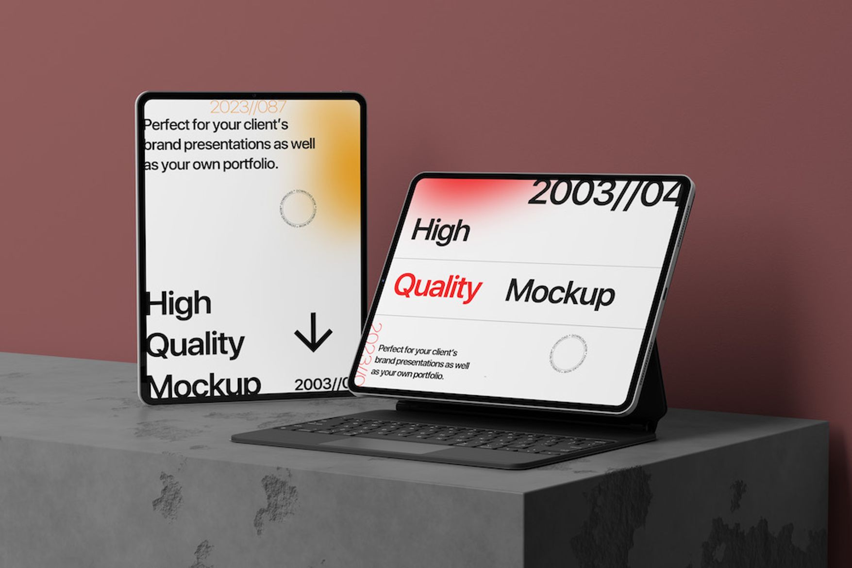 Modern Device Mockup for Branding | Premium & Free PSD Mockup Store