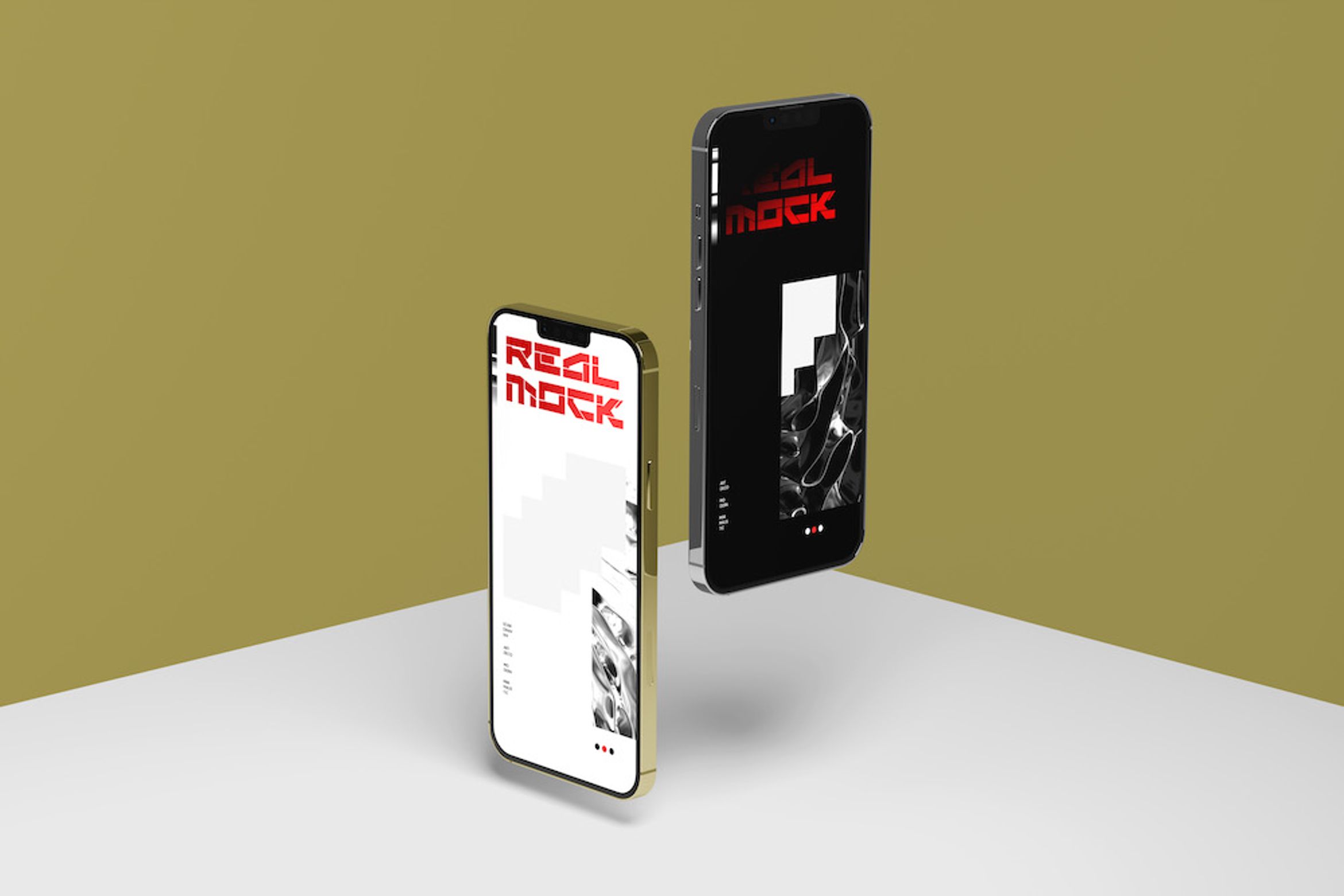 Modern Mobile Device Mockup Display | Premium & Free PSD Mockup Store