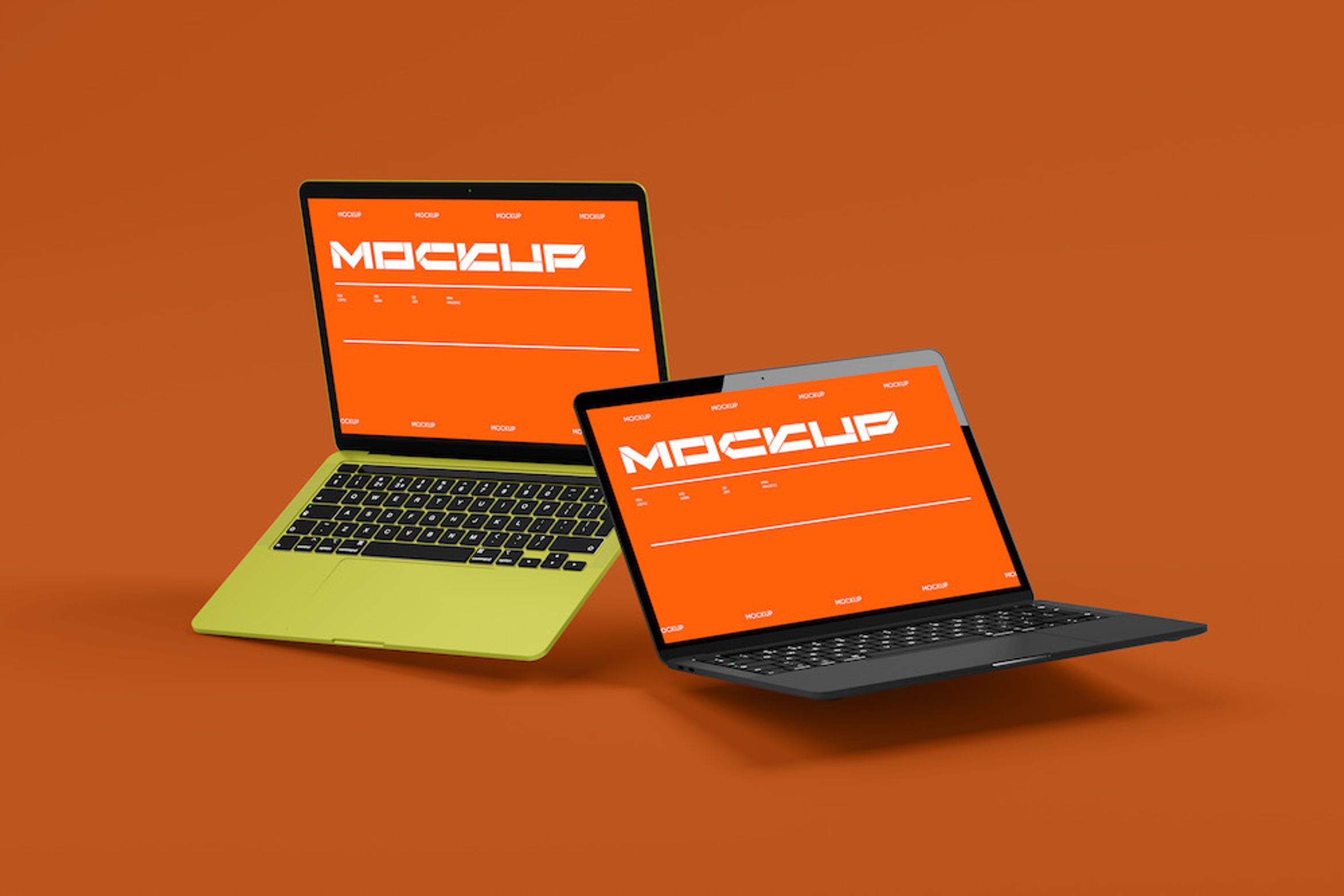 Creative Laptop Mockup for Showcase | Premium & Free PSD Mockup Store