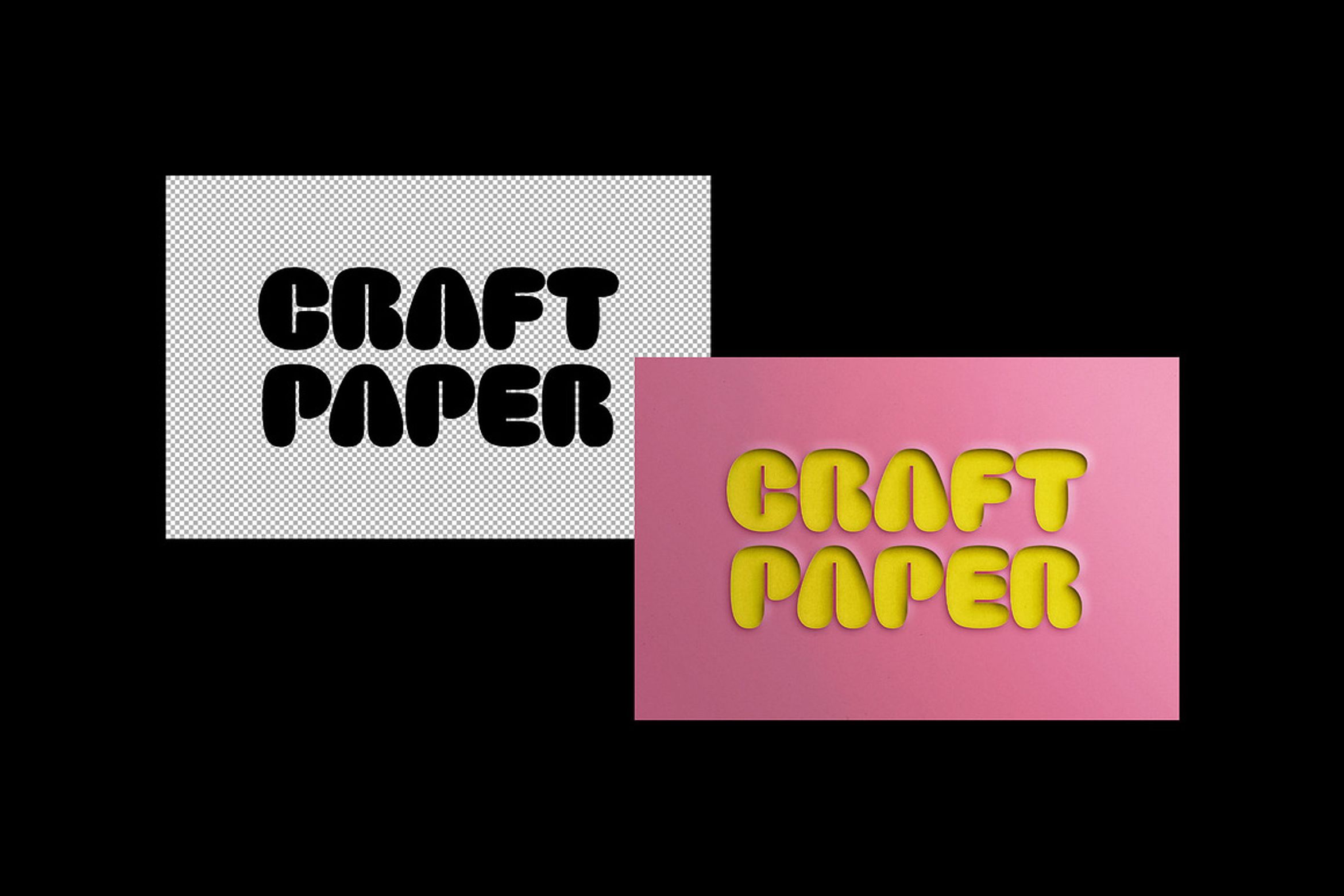 Cut Out Papers Text Effect | Premium & Free PSD Mockup Store
