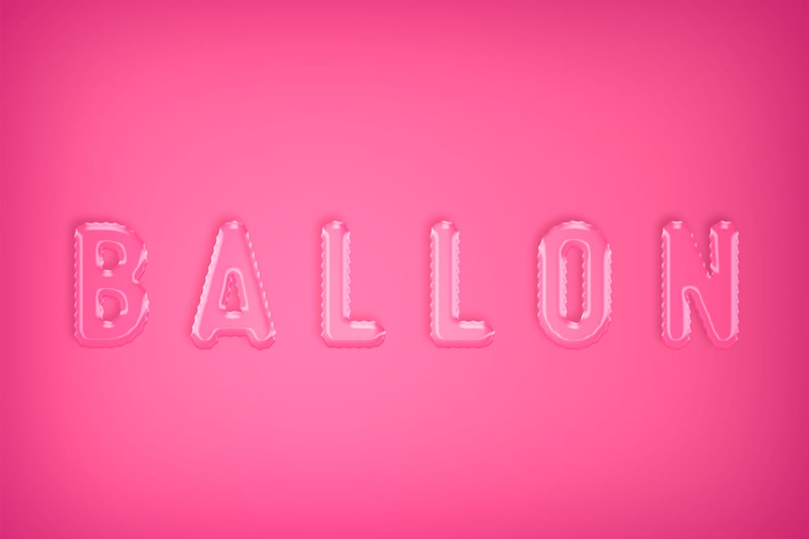 Balloon Texture Text Effect Mockup | Premium & Free PSD Mockup Store