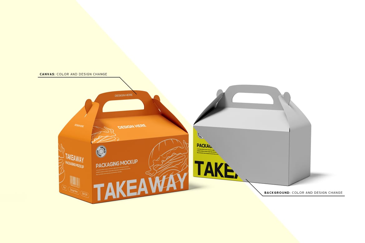 Takeaway Packaging Mockup Set | Premium & Free PSD Mockup Store