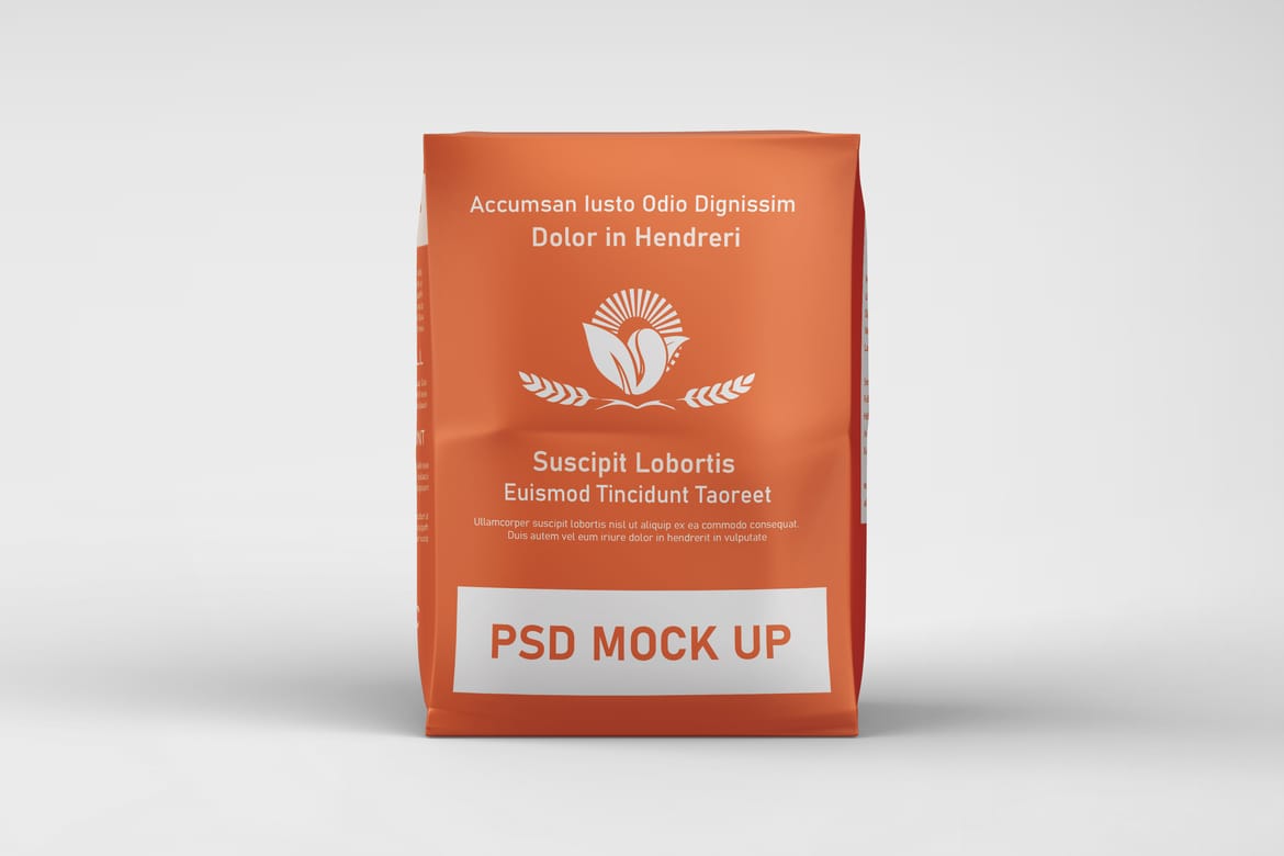 Flour Bag Package Mockup | Premium & Free PSD Mockup Store