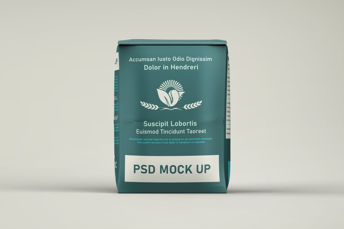 Flour Bag Package Mockup | Premium & Free PSD Mockup Store
