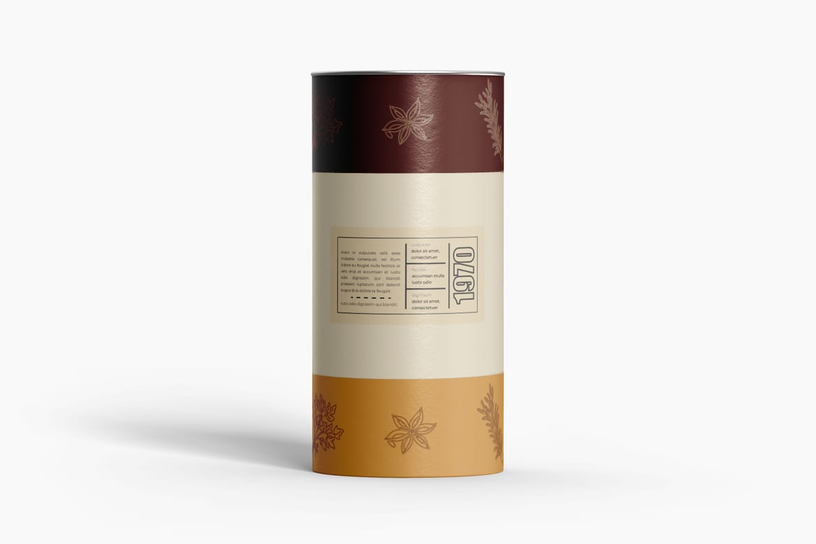 Matte Paper Spice Powder Tube Packaging Mockup | Premium & Free PSD ...
