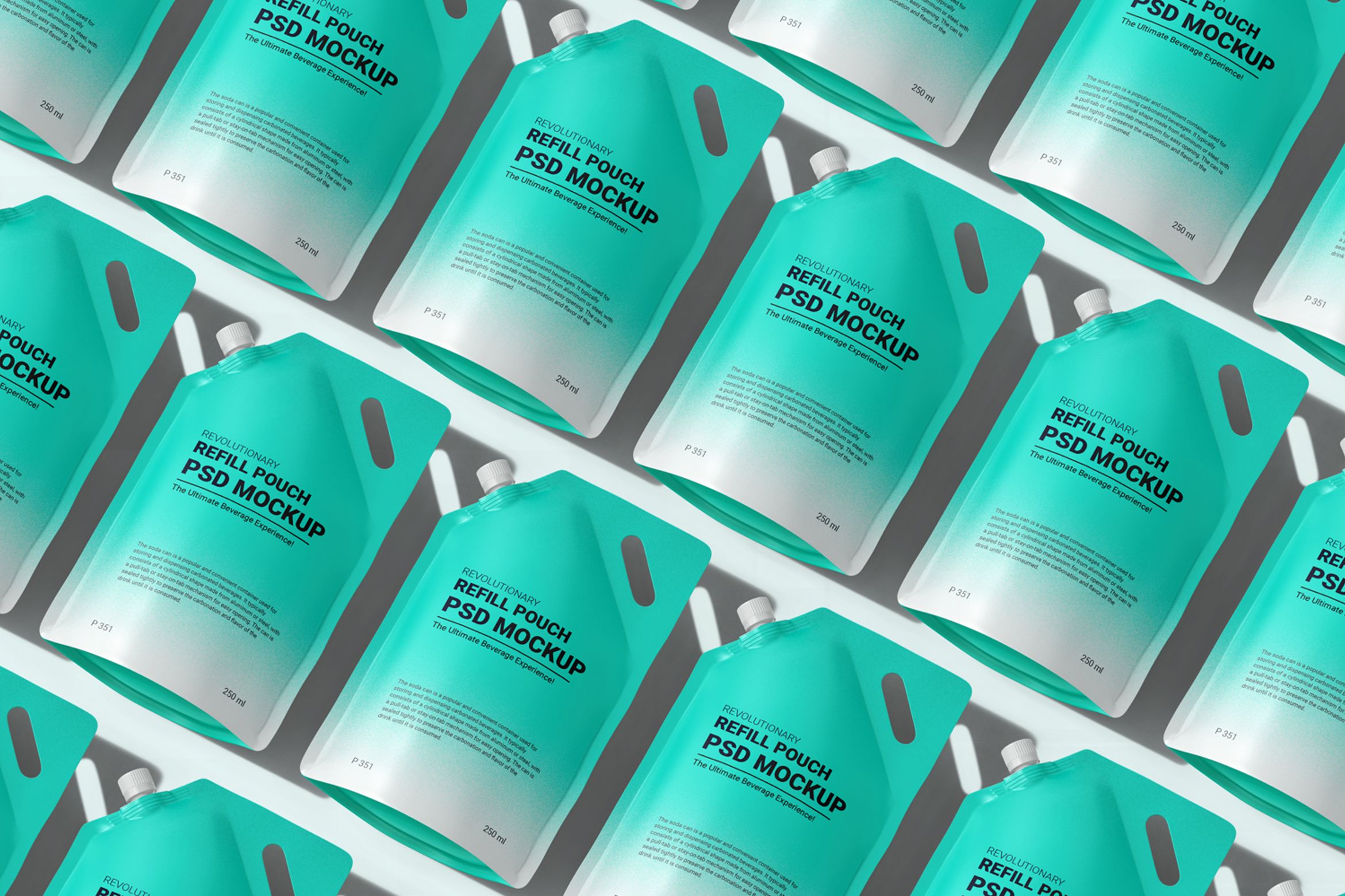 Refill Pouch Packaging Mockup | Premium & Free PSD Mockup Store