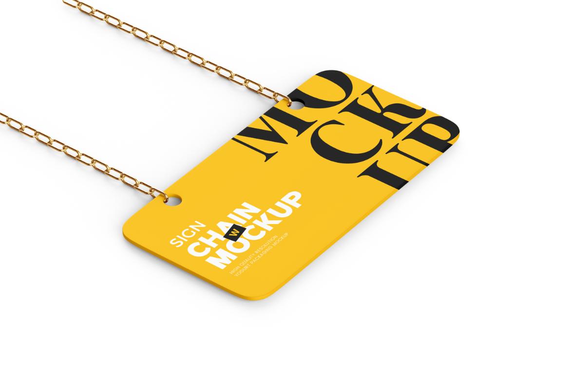 Hanging Advertising Sign Mockup | Premium & Free PSD Mockup Store