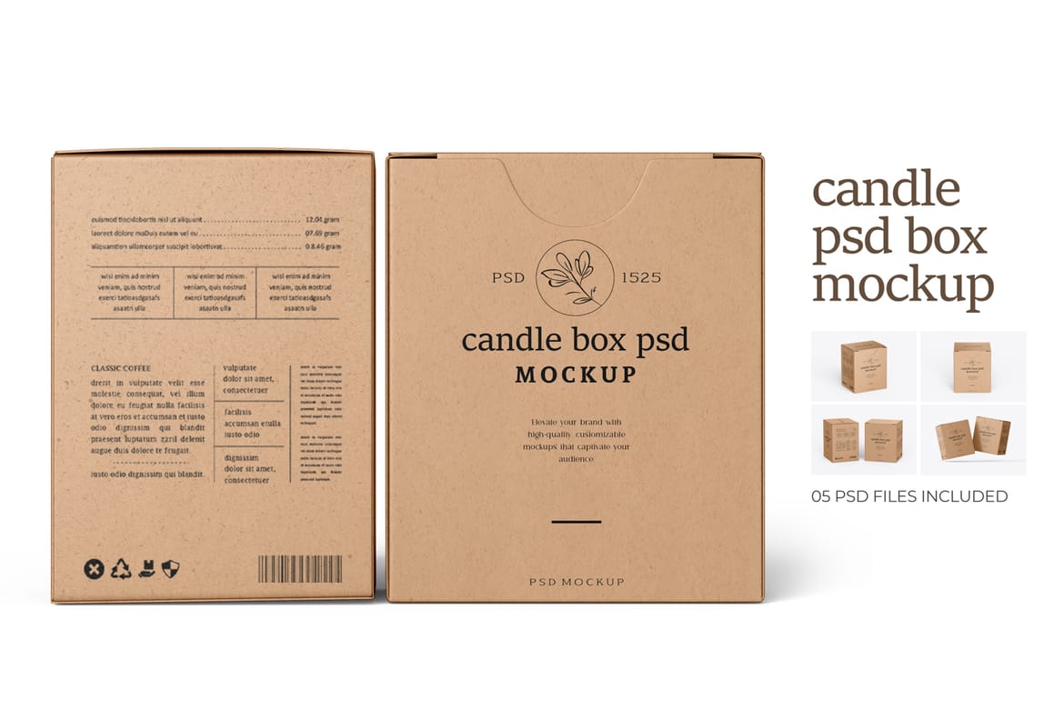 Candle Box Packaging Mockup | Premium & Free PSD Mockup Store