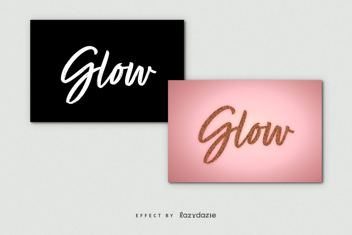 Shiny Glitter Text Effect Mockup | Premium & Free PSD Mockup Store