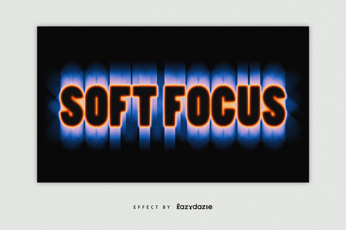 Colorful Blurry Text Effect Mockup | Premium & Free PSD Mockup Store