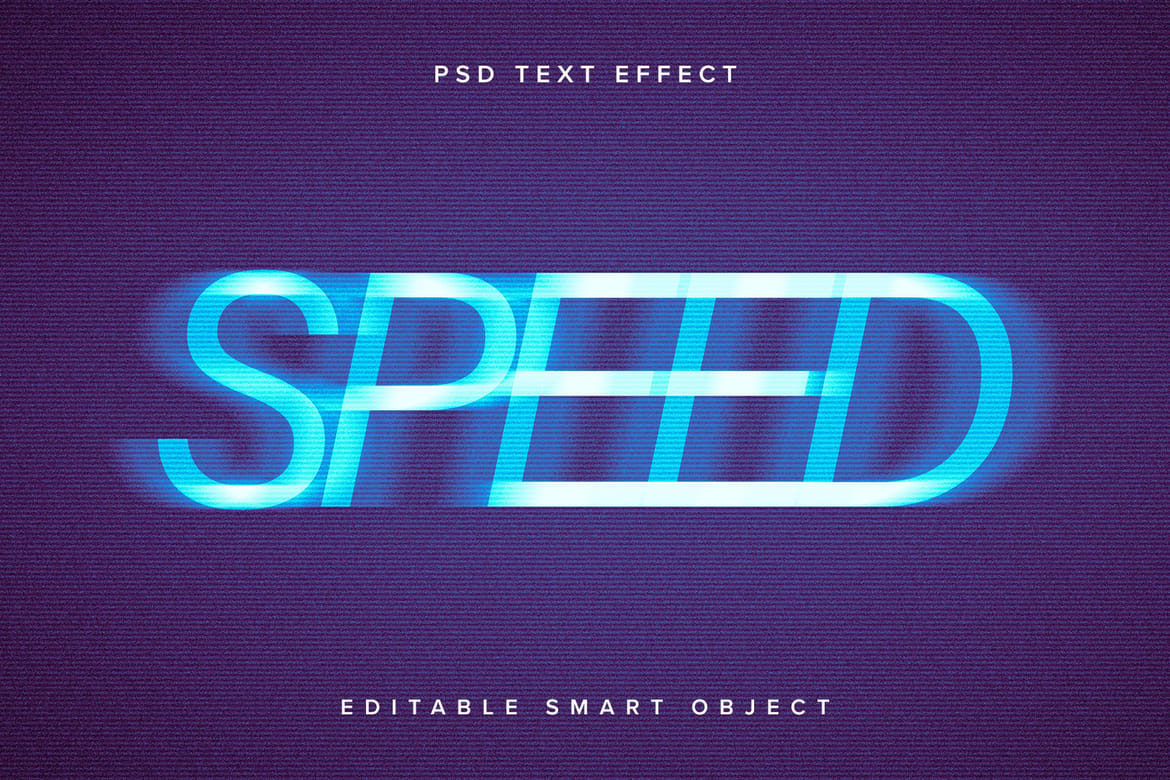 Motion Blur Text Effect Mockup | Premium & Free PSD Mockup Store