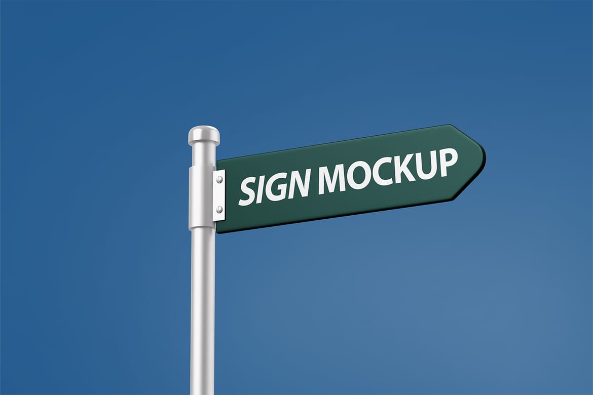 Street Direction Signs Mockup | Premium & Free PSD Mockup Store