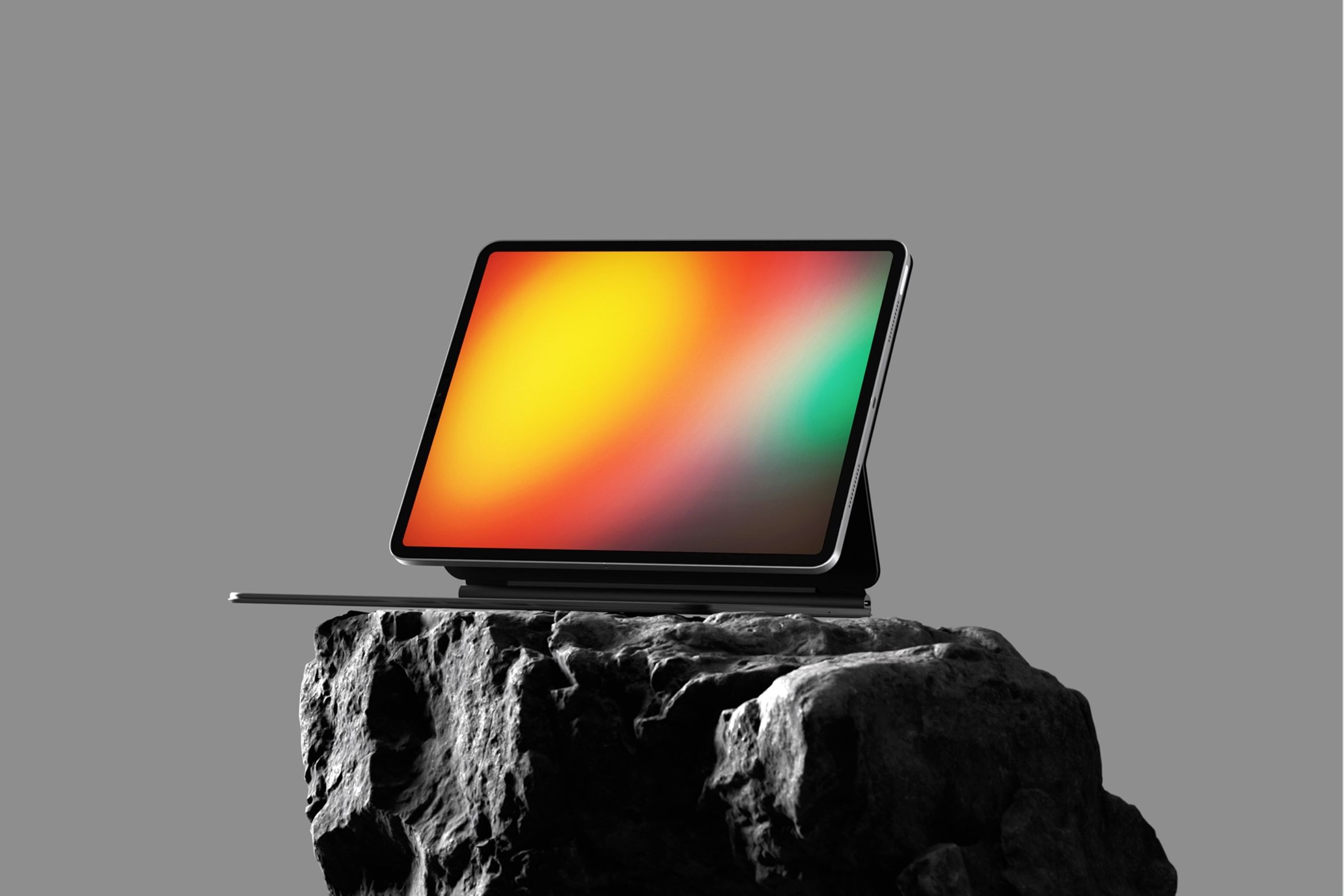 iPad Mockup Standing STN01 | Premium & Free PSD Mockup Store