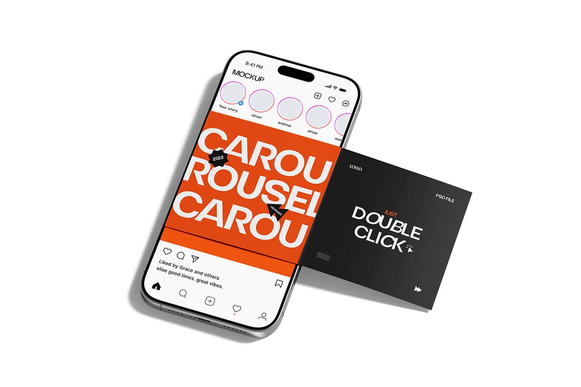 Instagram Carousel Post Mockup | Premium & Free PSD Mockup Store