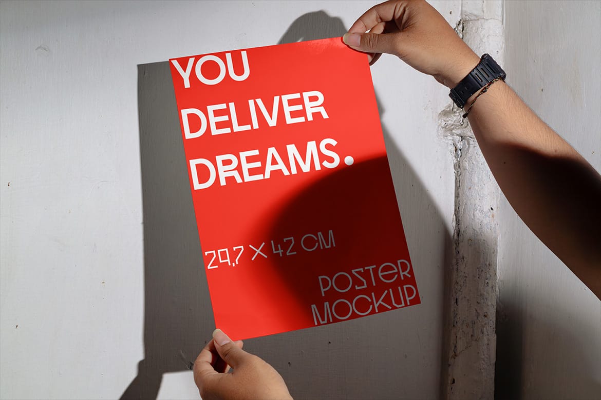 Realistic Scene Poster Mockup - VOL 1 | Premium & Free PSD Mockup Store