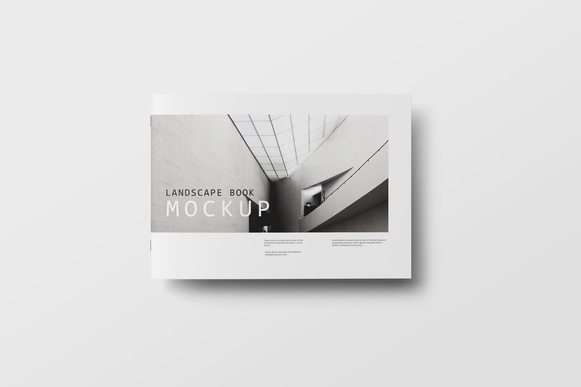 Landscape Brochure Mockup | Premium & Free PSD Mockup Store