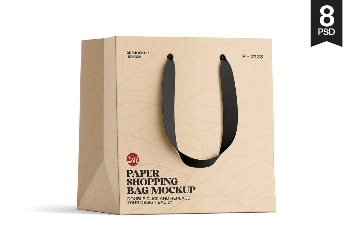 Paper Shopping Bag PSD Mockup | Premium & Free PSD Mockup Store