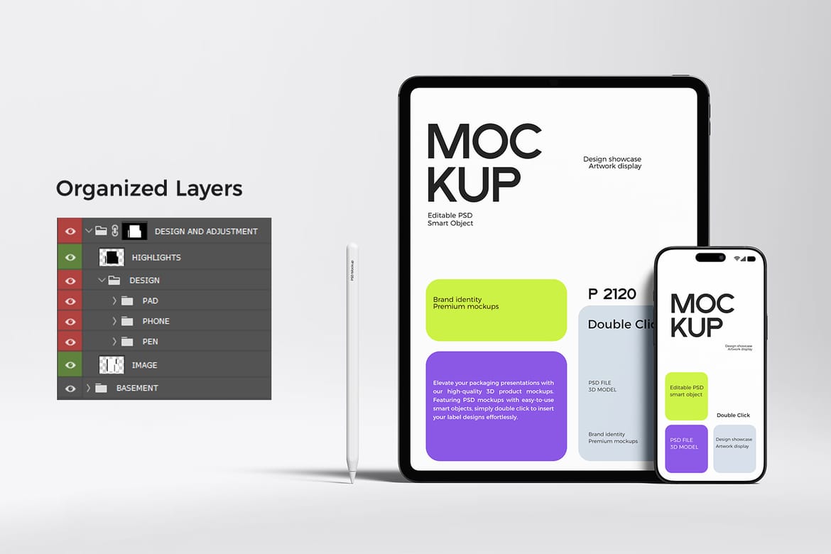 iPad Pro and iPhone Mockup | Premium & Free PSD Mockup Store