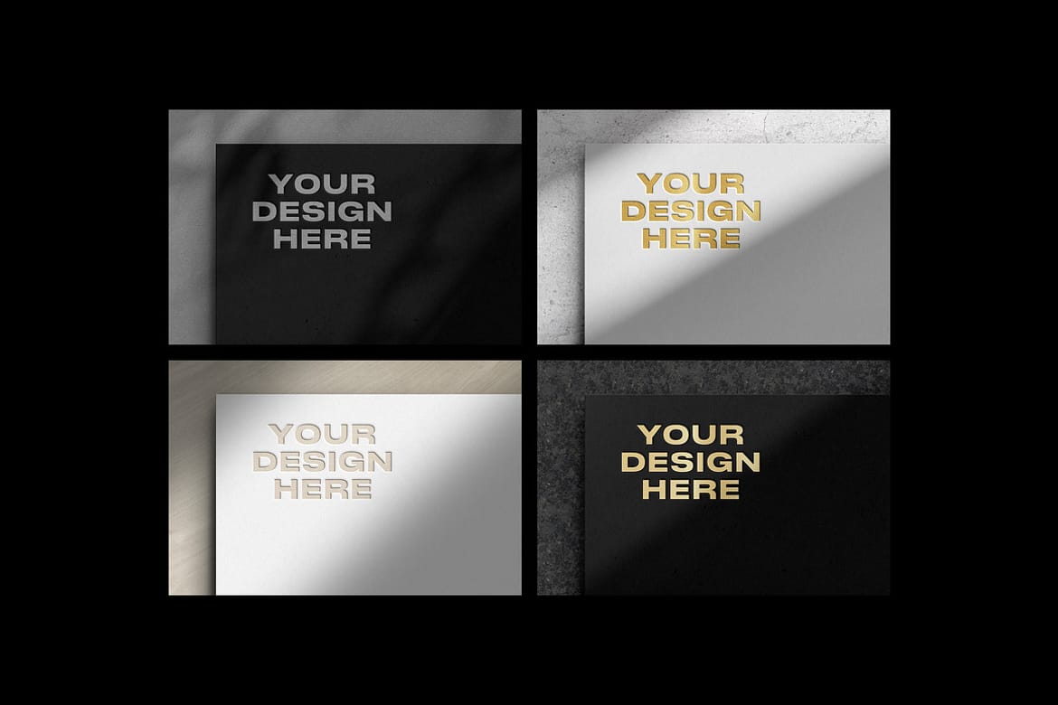 Embossed Paper Logo Mockups | Premium & Free PSD Mockup Store
