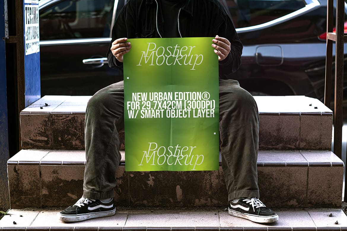 Poster Mockup / Urban Realistic Scene Series - VOL | Premium & Free PSD ...