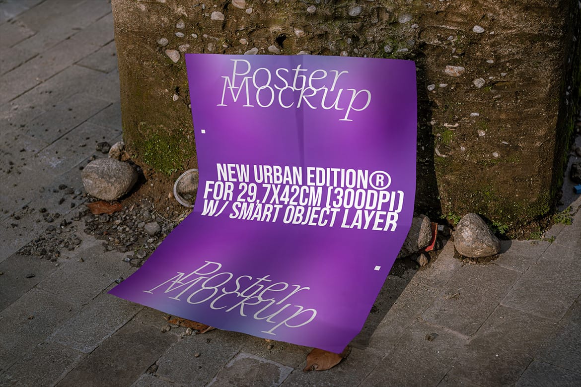 Poster Mockup / Urban Realistic Scene Series - VOL | Premium & Free PSD ...