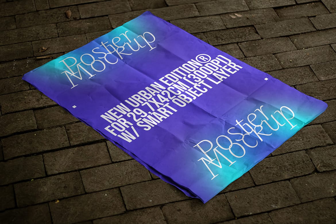 Poster Mockup / Urban Realistic Scene Series - VOL | Premium & Free PSD ...