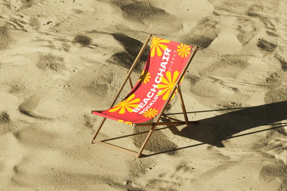 Beach Chair Mockup | Premium & Free PSD Mockup Store