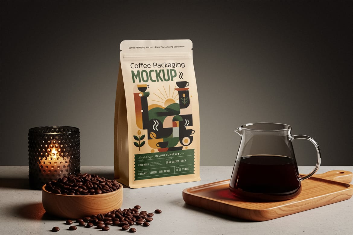 Coffee Packaging Mockup | Premium & Free PSD Mockup Store