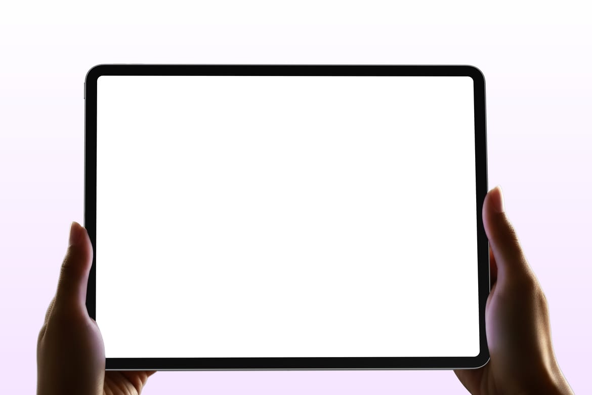 Holding iPad Pro Mockup | Premium & Free PSD Mockup Store
