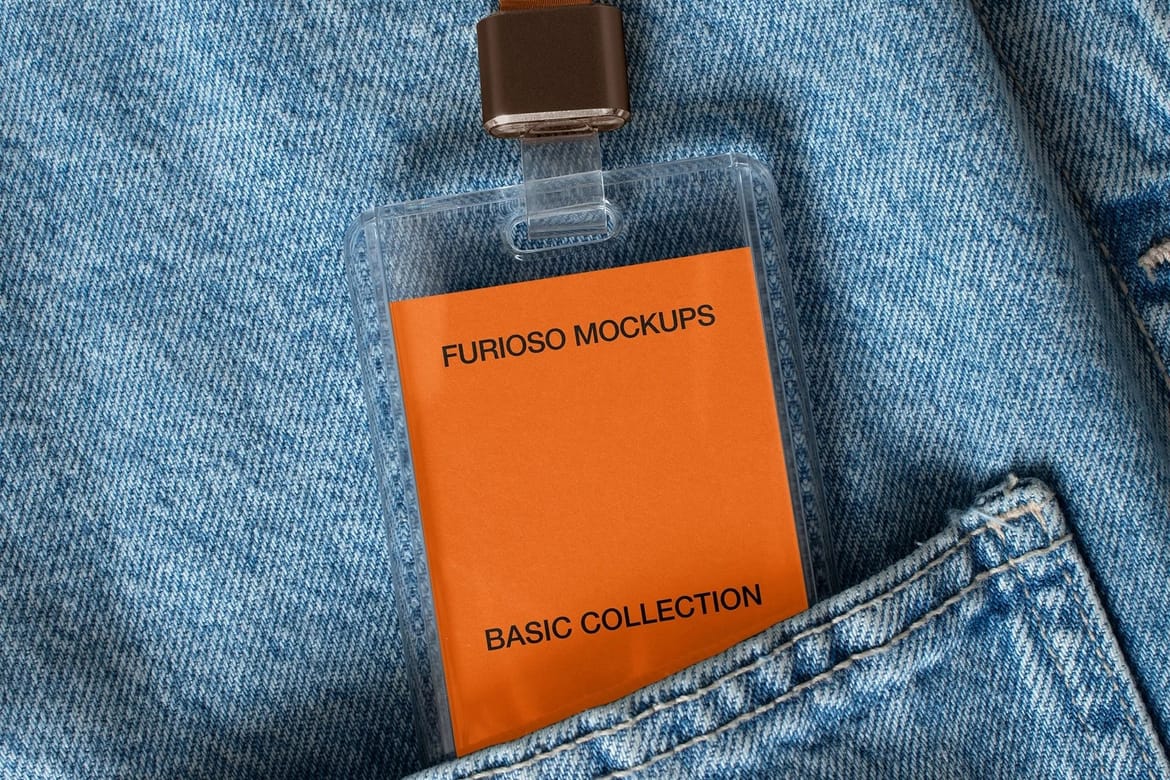ID Badge Mockup 02FM | Premium & Free PSD Mockup Store