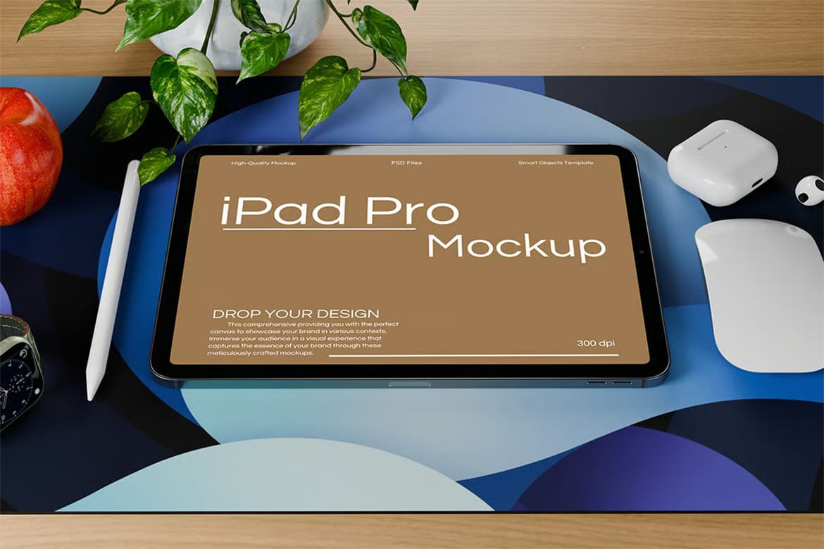Ipad with Pen Mockup | Premium & Free PSD Mockup Store